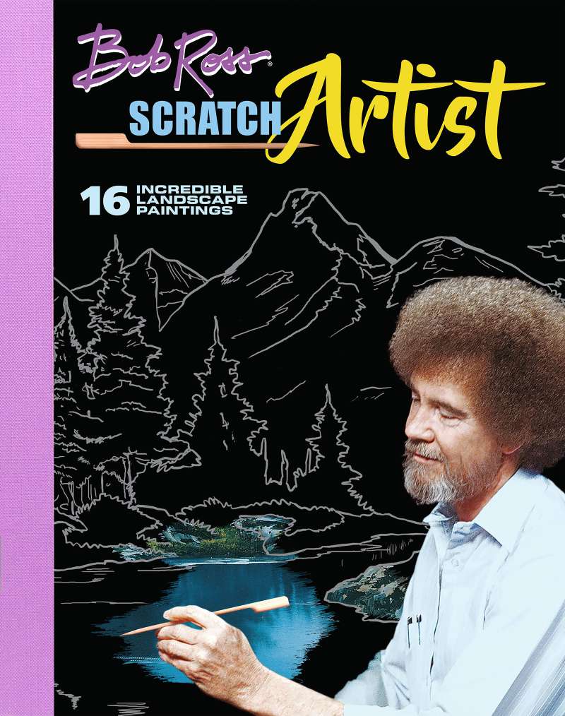 Bob Ross Color-By-Number Downloadable - Thunder Bay Press