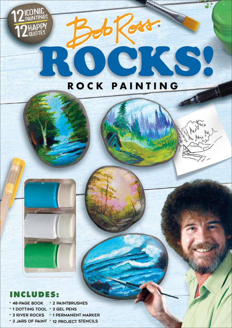 Bob Ross Color-By-Number Downloadable - Thunder Bay Press